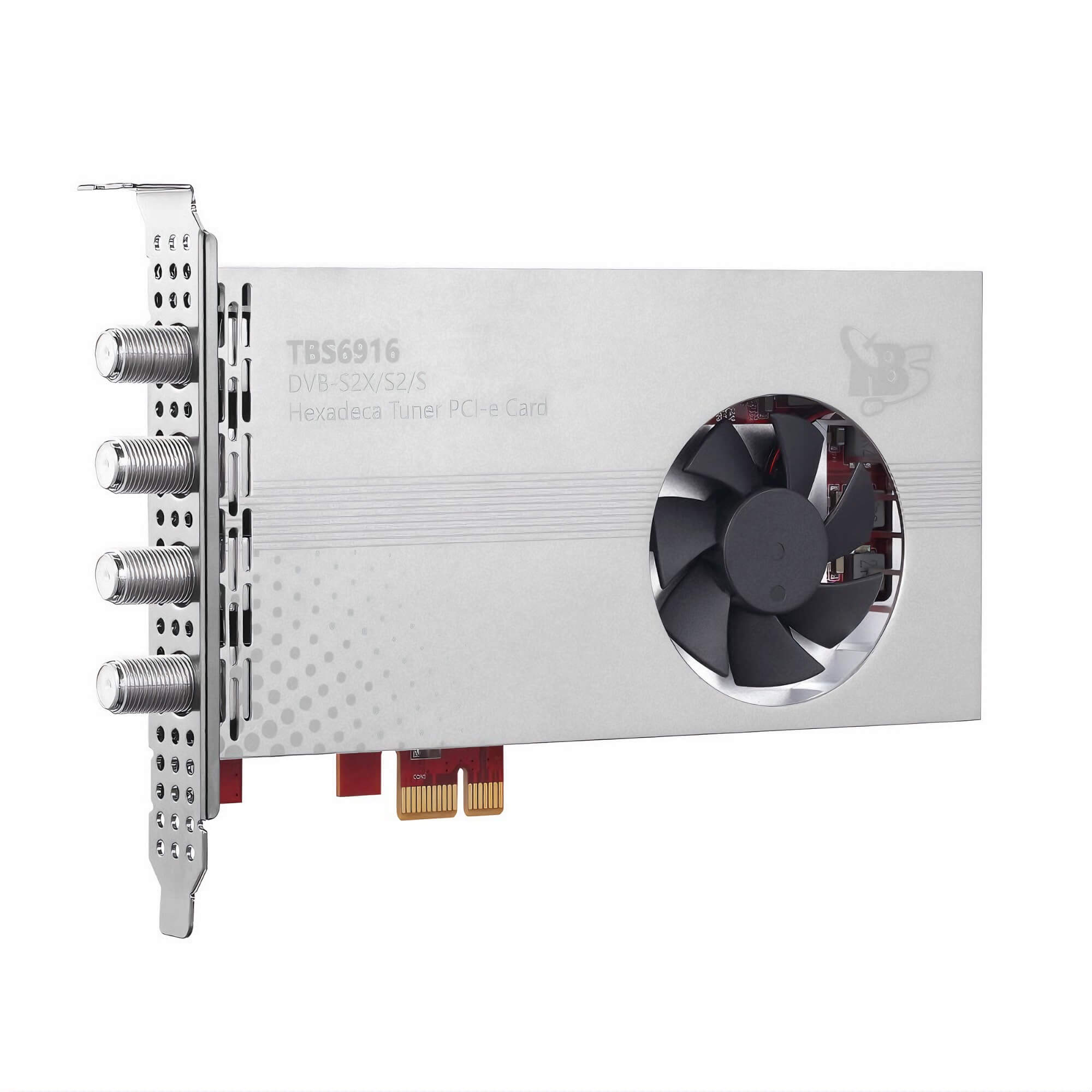 Transmodulador Satélite Hexadeca DVB-S2X/S2/S TBS6916