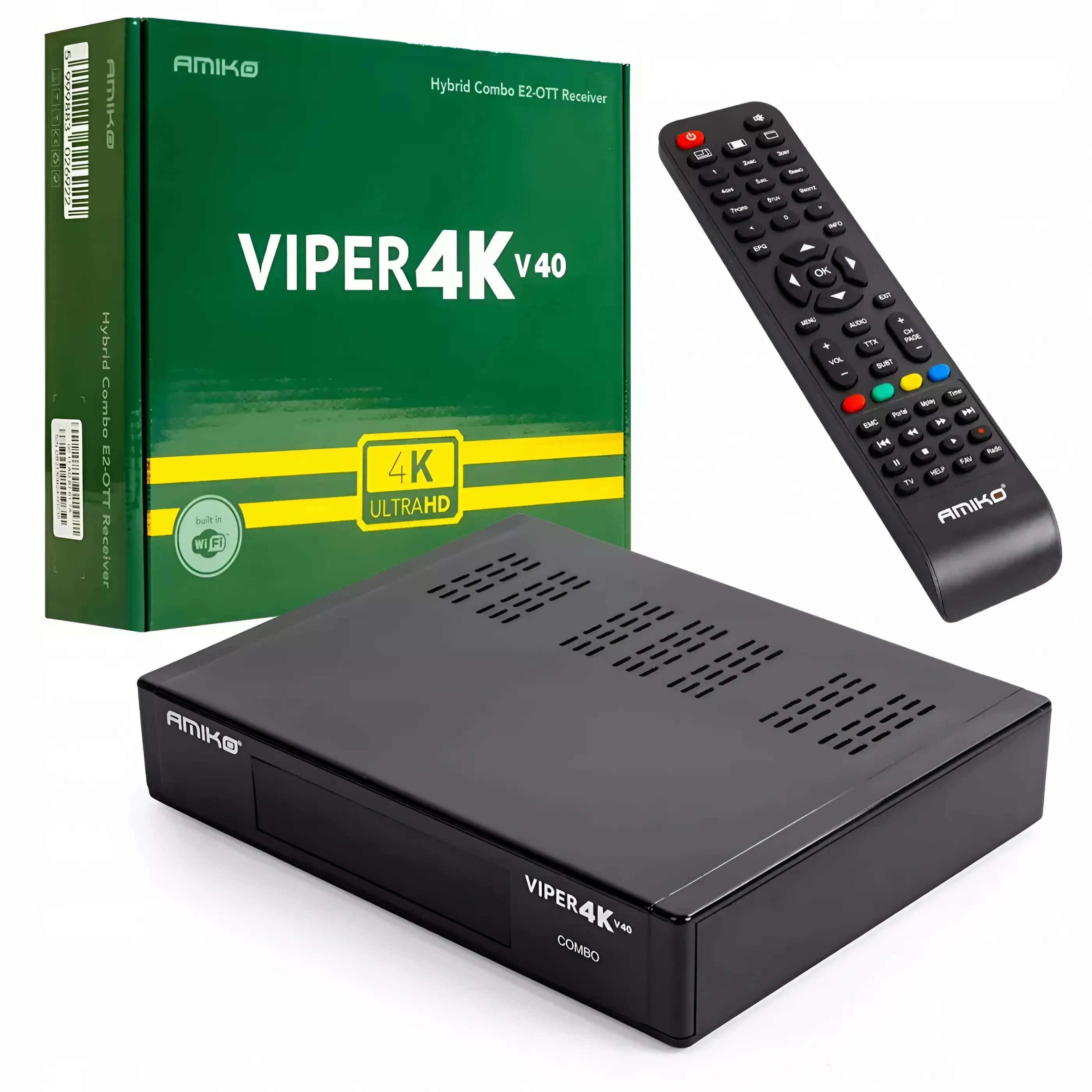 Comprar Amiko Viper Combo 4K V40 WiFi Enigma 2