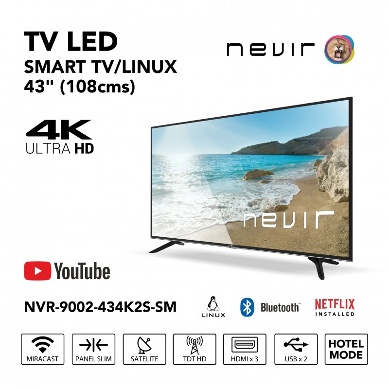 Buy Smart TV Nevir 43" LED UltraHD 4K
