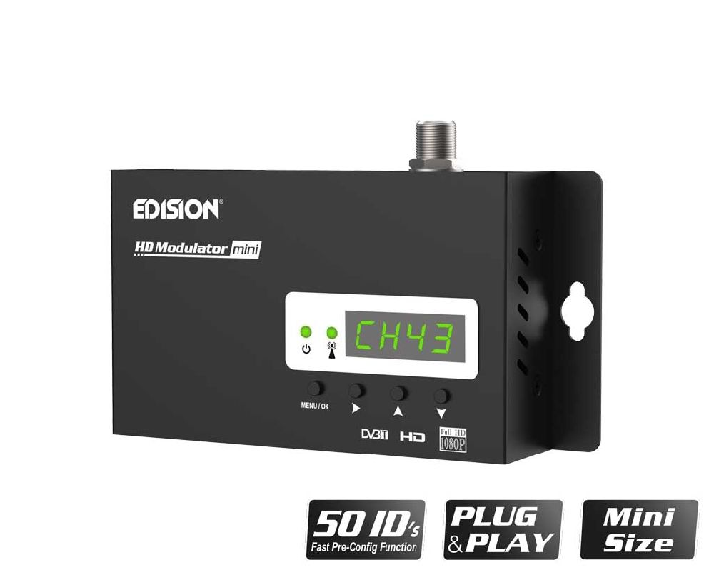 Modulador Digital Edision Mini - HDMI FULL HD