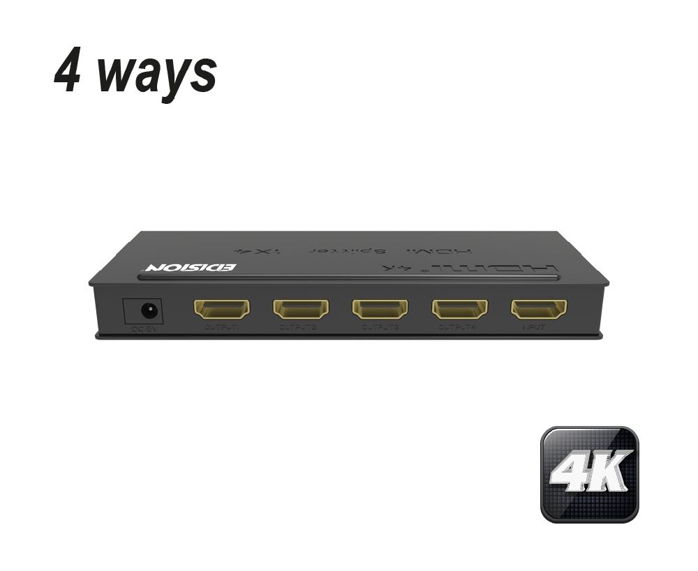 Buy Splitter Edision Divider HDMI 4K 1x4