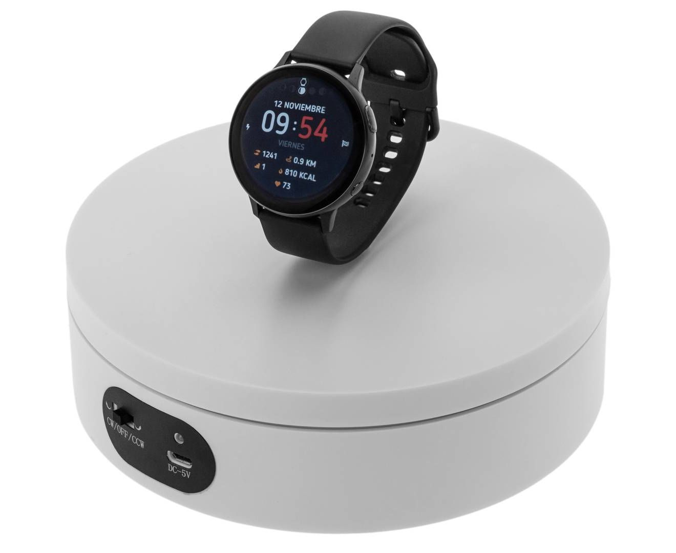 Buy Electric Swivel Base 16cm White With 5 Colored Panels