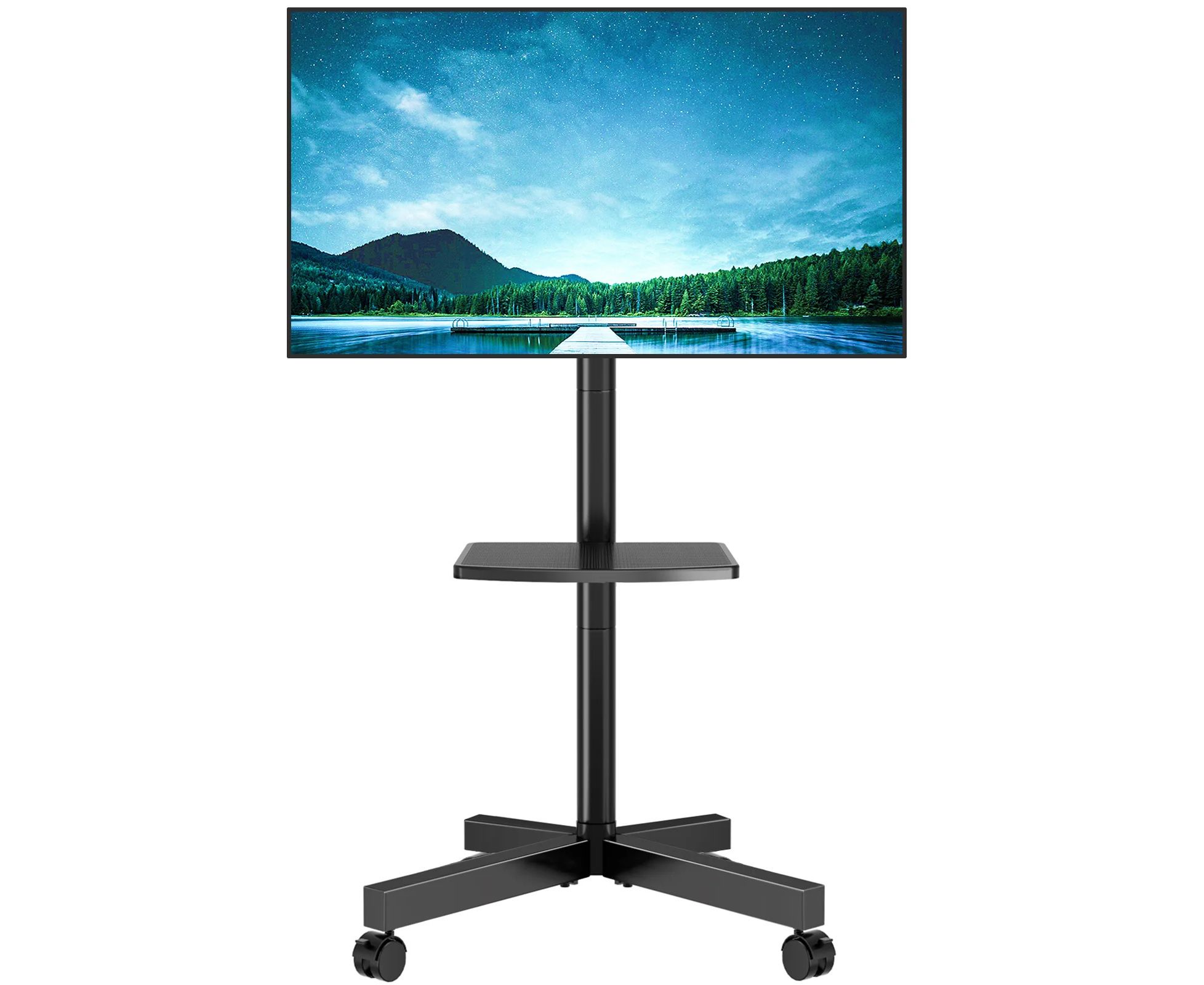 Soporte Vertical Rfiver Para TV Con Ruedas - 27 a 60 Polegadas