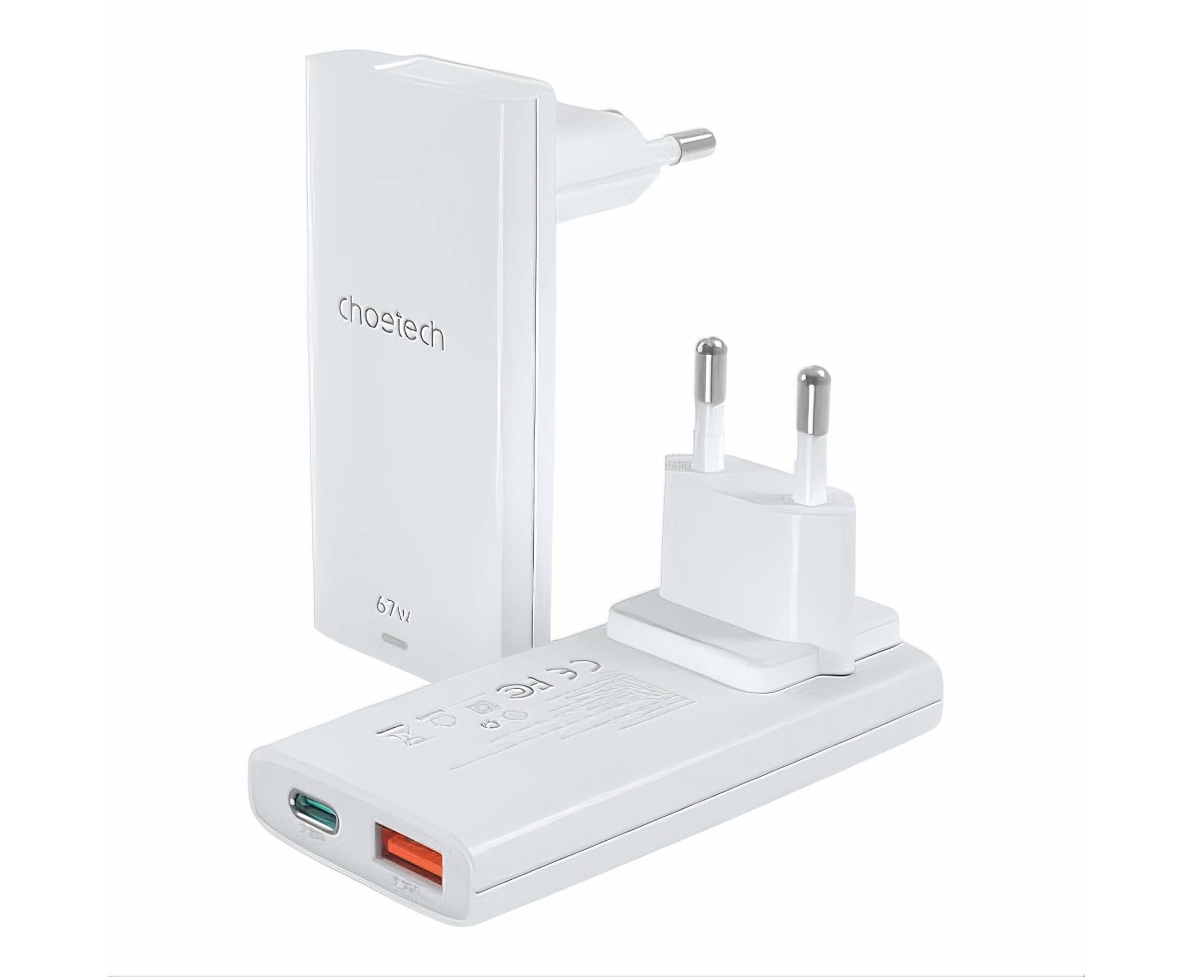 Buy Choetech GaN Slim USB A C Mini Travel Wall Charger