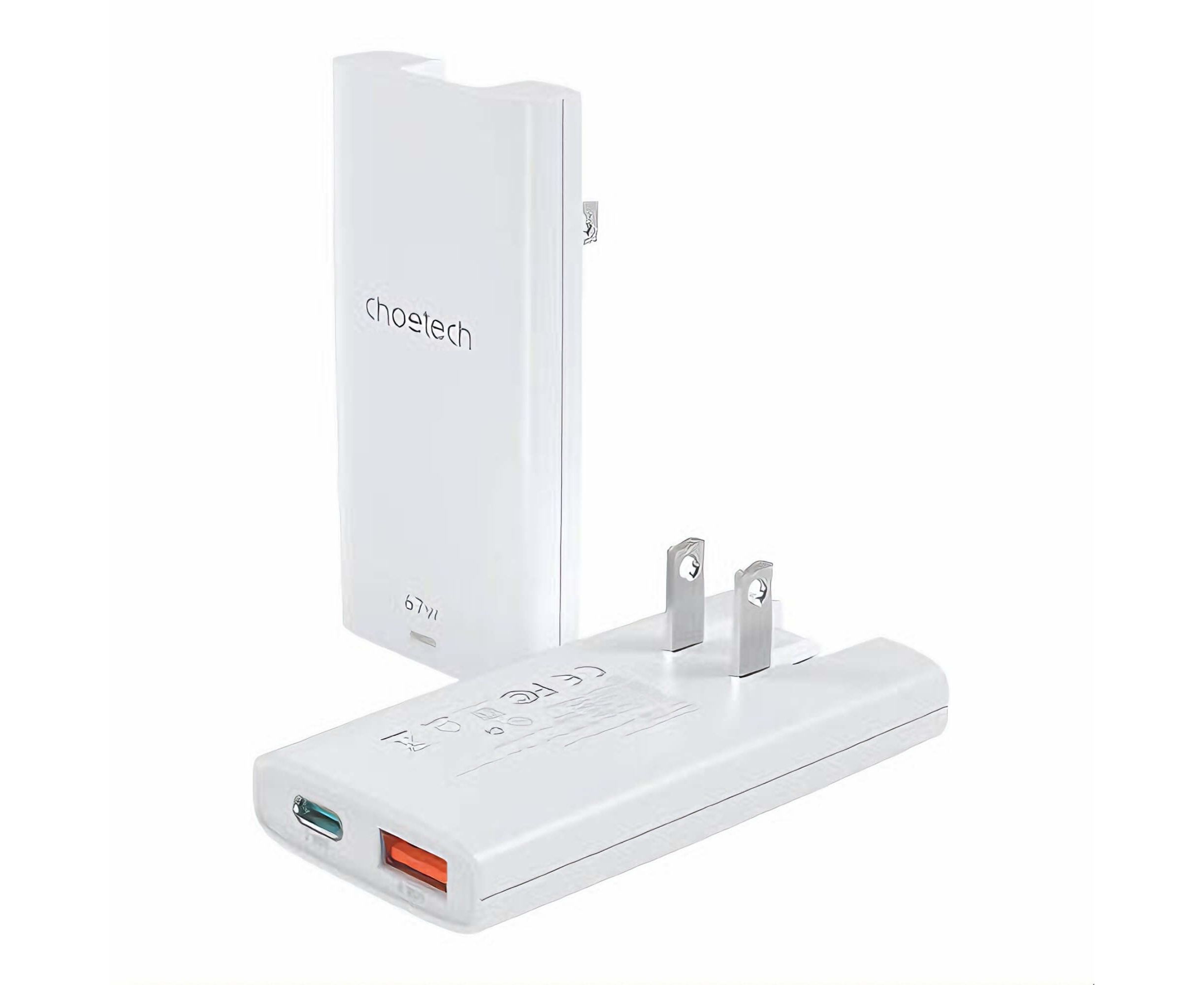Buy Choetech GaN Slim USB A C Mini Travel Wall Charger
