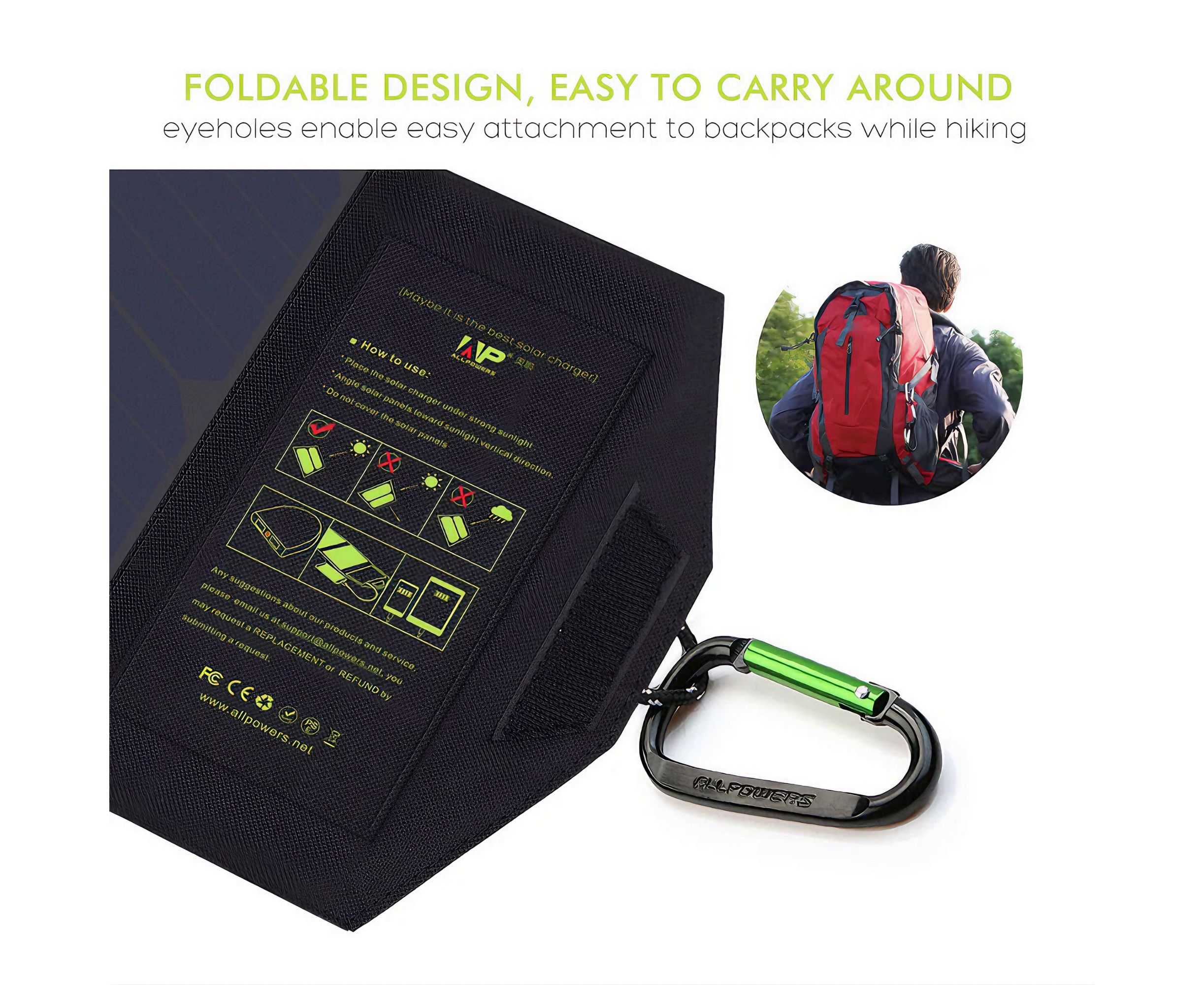 Buy Allpowers 10W Foldable Solar Panel