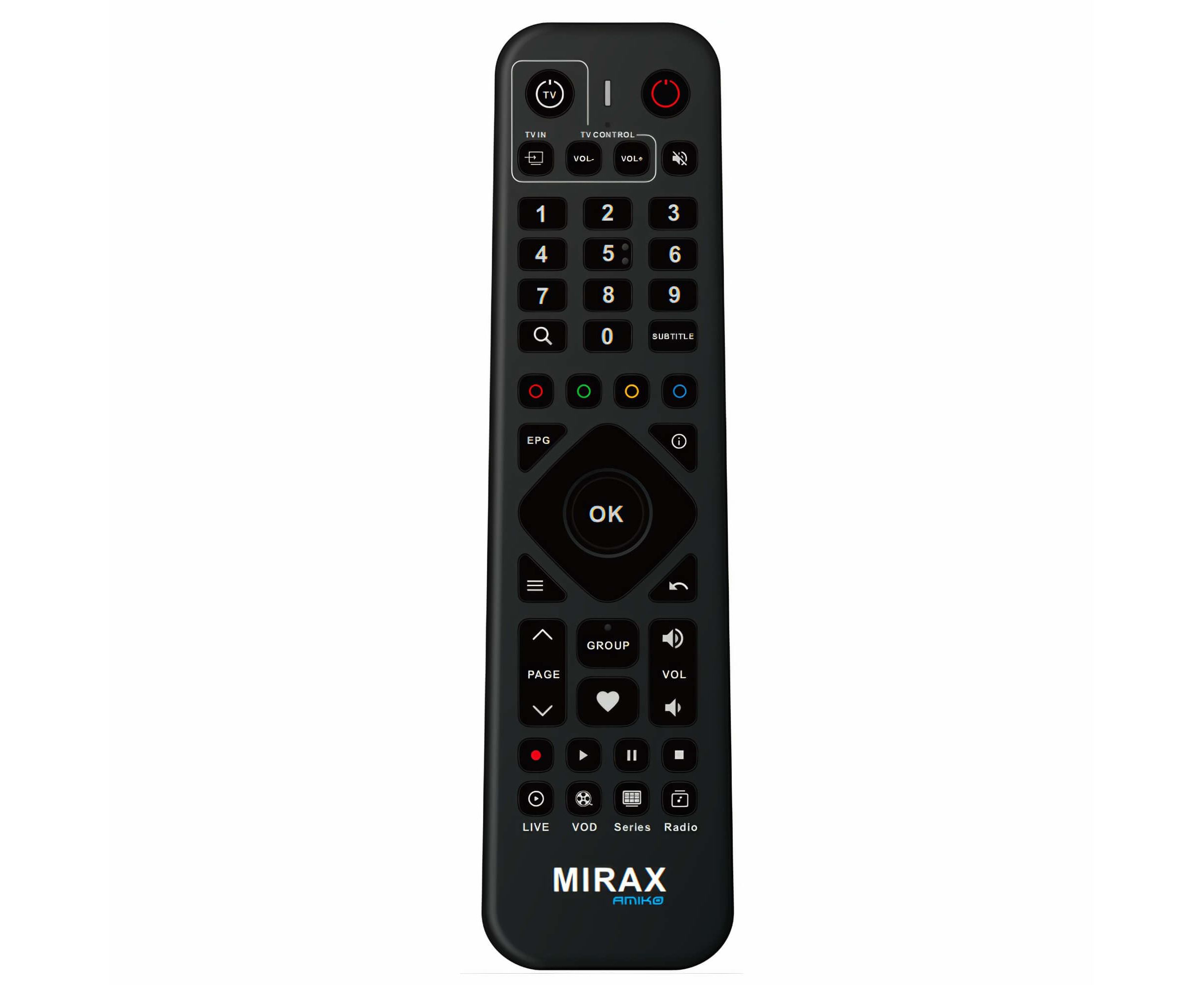 Comprar Comando IR/TV Amiko MiraX e HiS