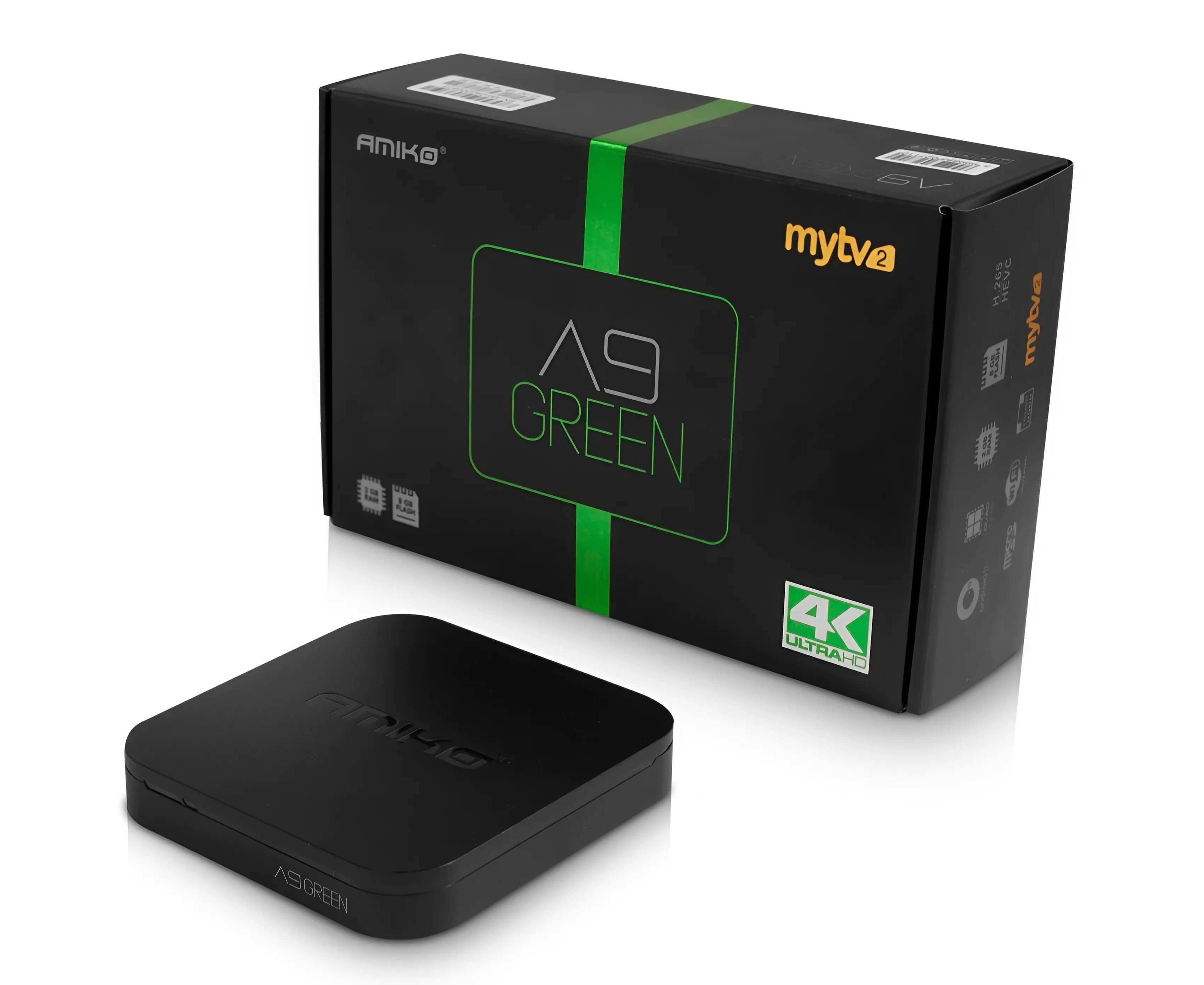Kaufen Box IPTV Amiko A9 Green - Android 11 2GB/8GB MyTV2