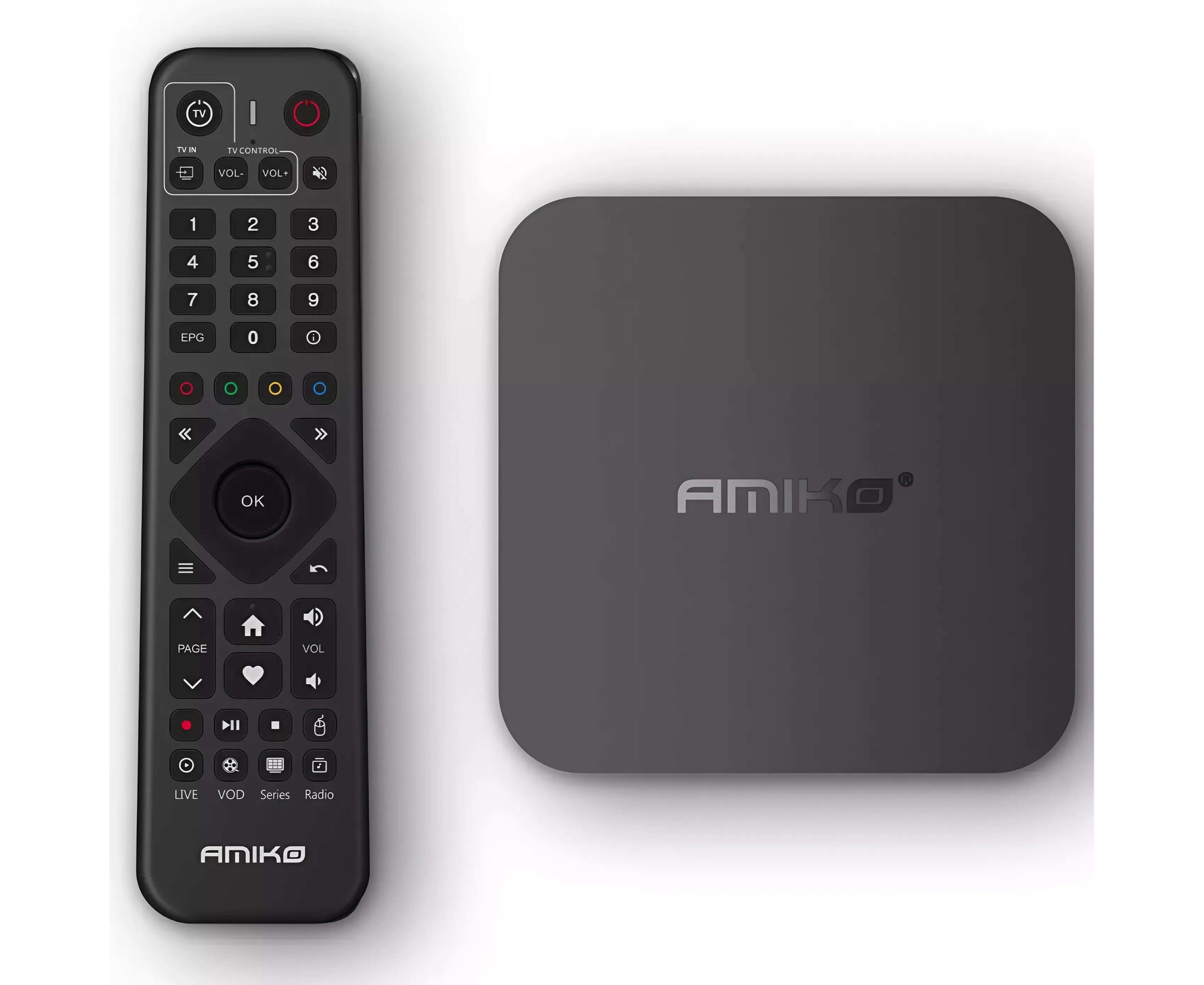 Box IPTV Amiko A9 Green+ - Android 11 2GB/16GB MyTV2