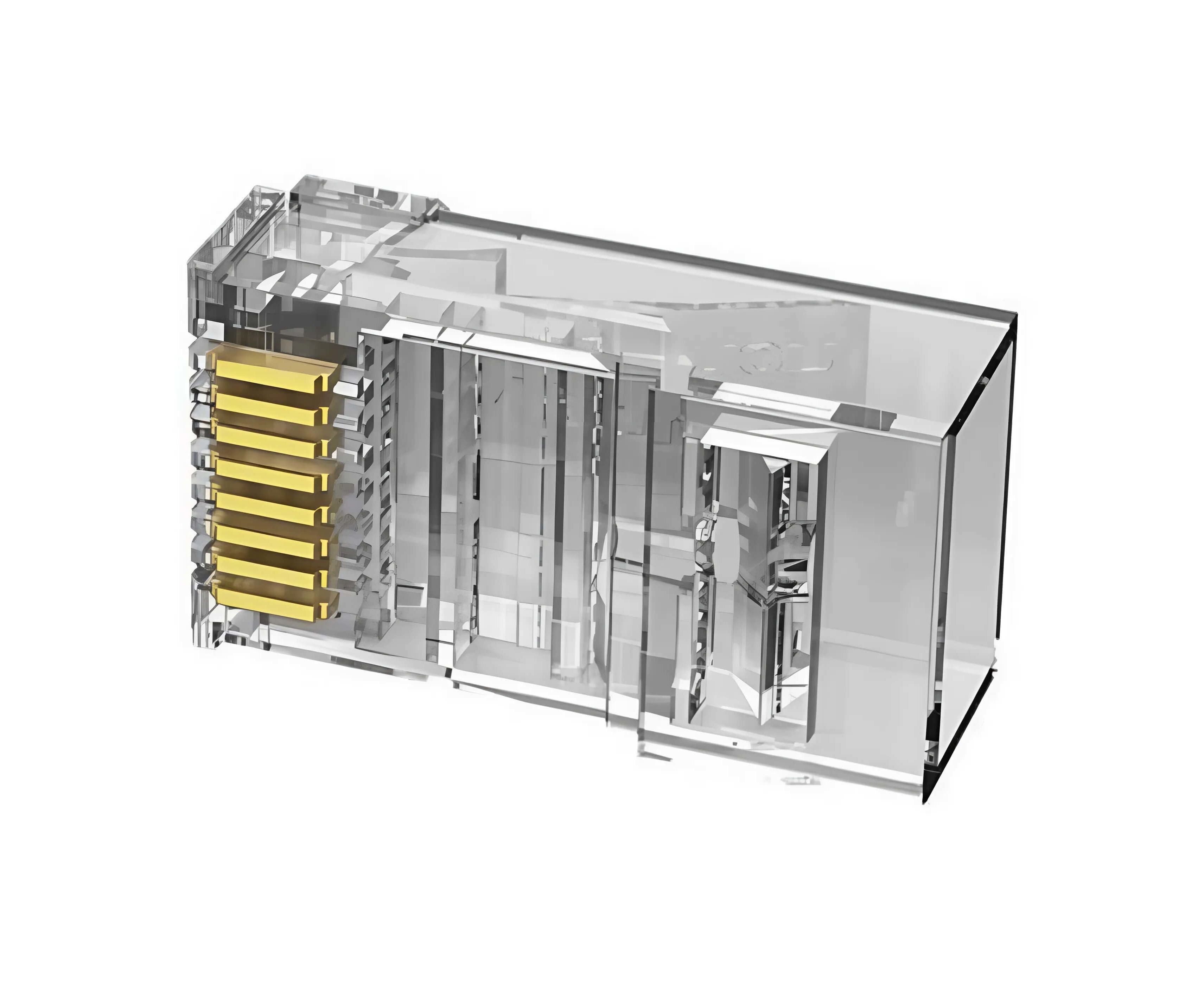 Buy RJ45 CAT6 UTP Connector Vention IDDR0-100 100 pcs