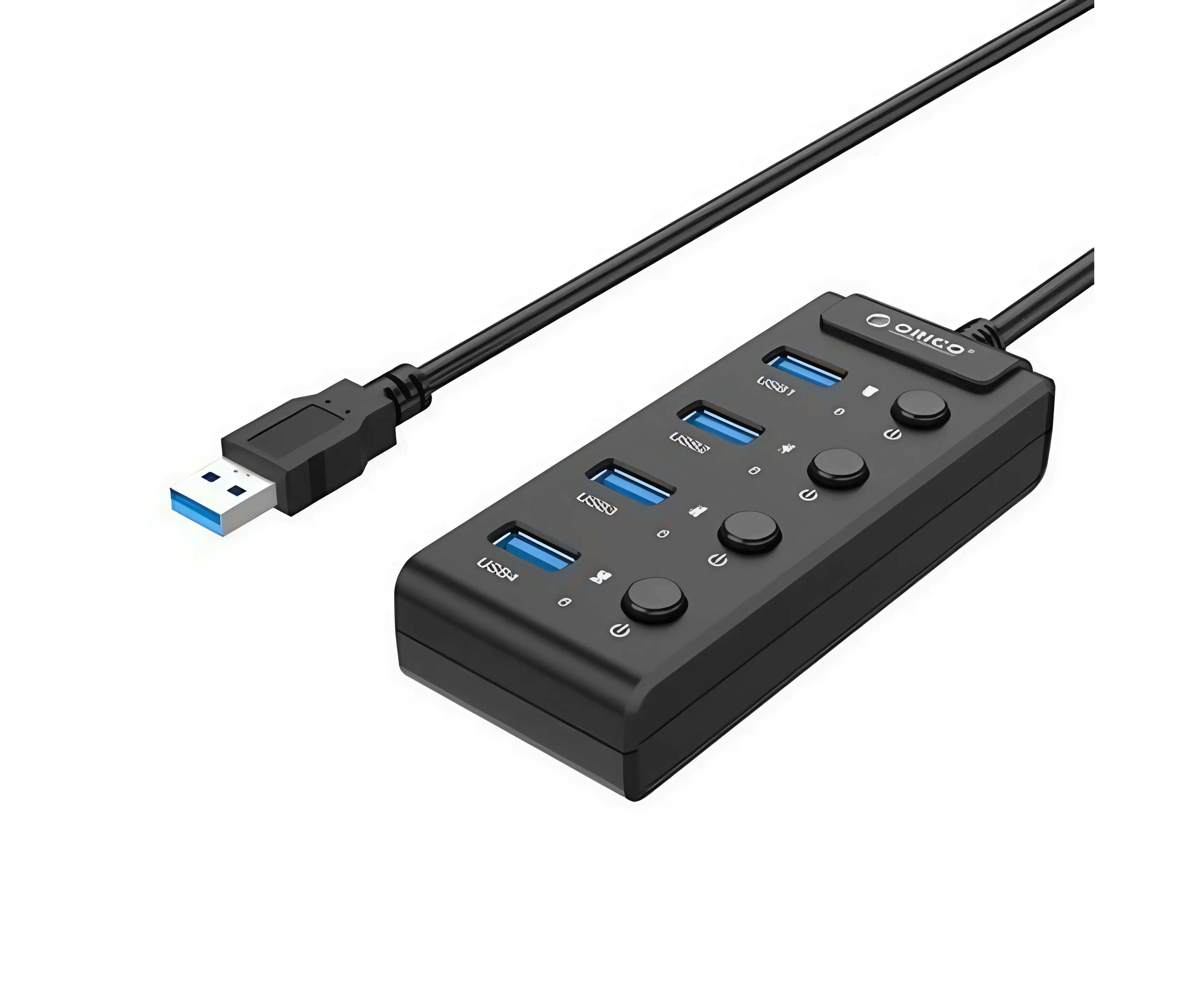 Buy Orico 4-Port USB Hub with Individual Switches