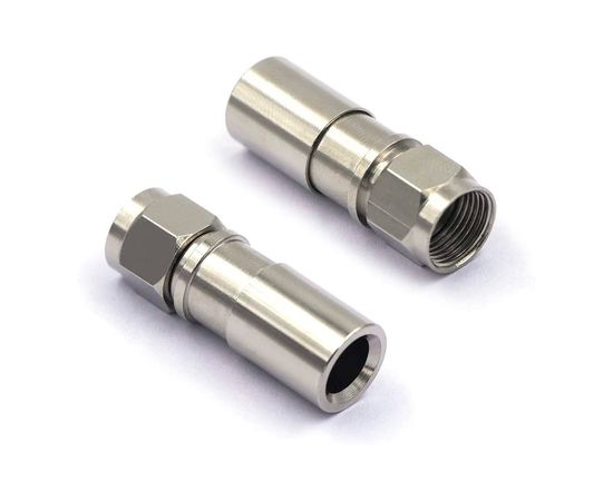 Pack 25 Conectores Tipo F Compresi n Para Cable CCTV2