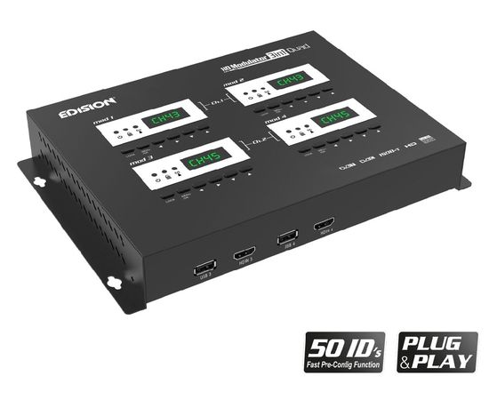 Acheter Modulateur Edision 3 En 1 QUAD HDMI