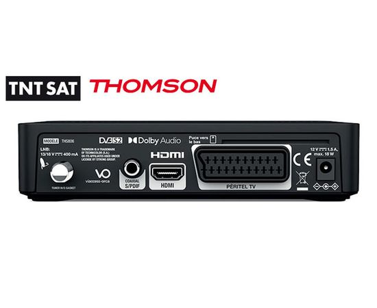 Comprar Receptor Satélite TNT SAT Thomson THS806 HD