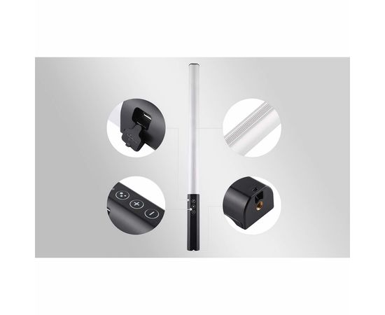 Palo LED Fotográfico Colorido PULUZ Con Control Remoto