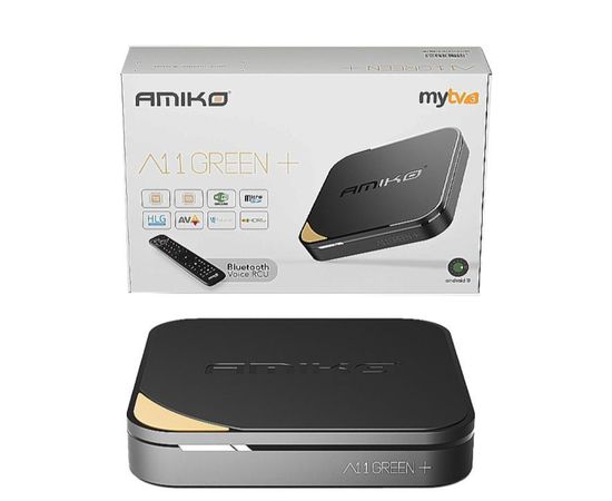 Comprar Tv Box Amiko A11 Green+ Android OTT 4k MyTV 3