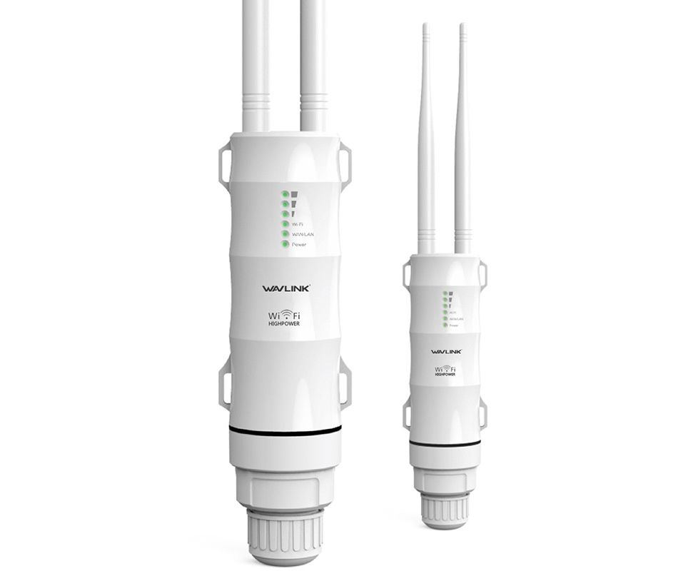 Repetidor/Router WiFi Exterior WAVLINK 300Mbps - PoE Con Antenas De ...