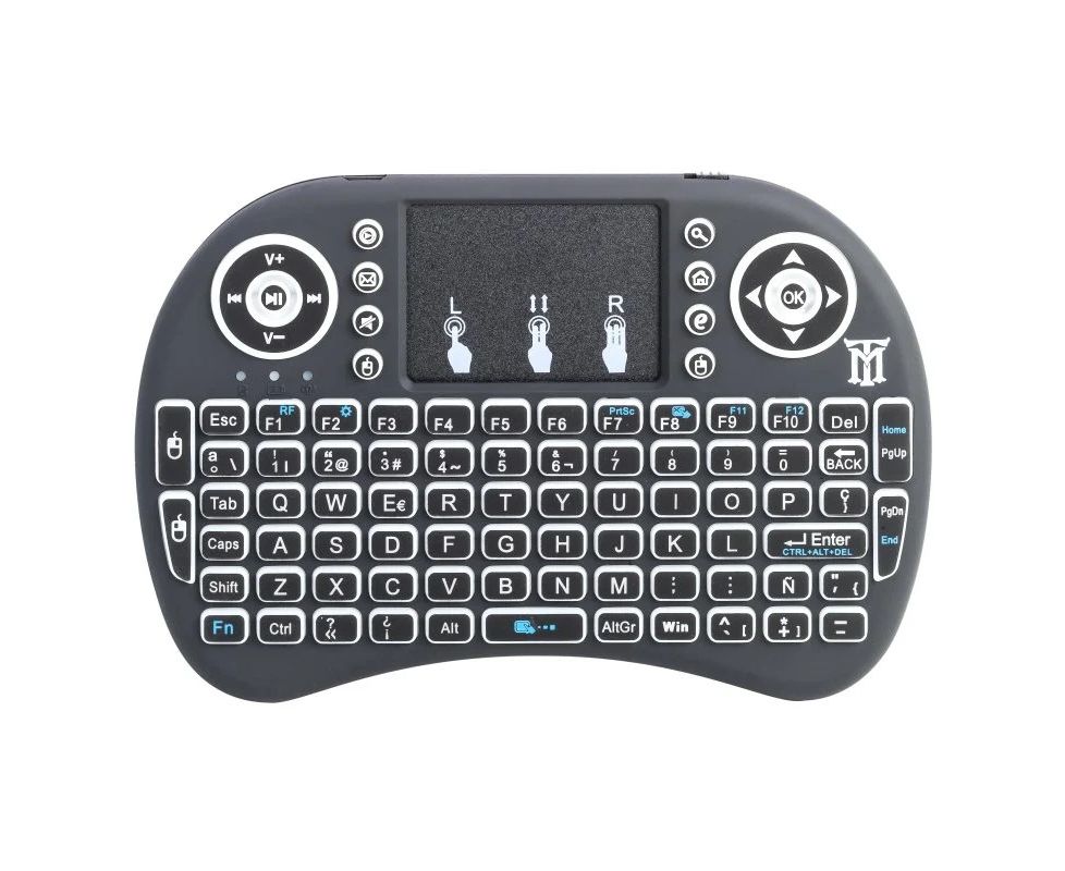 Mini Teclado Inalámbrico Retroiluminado